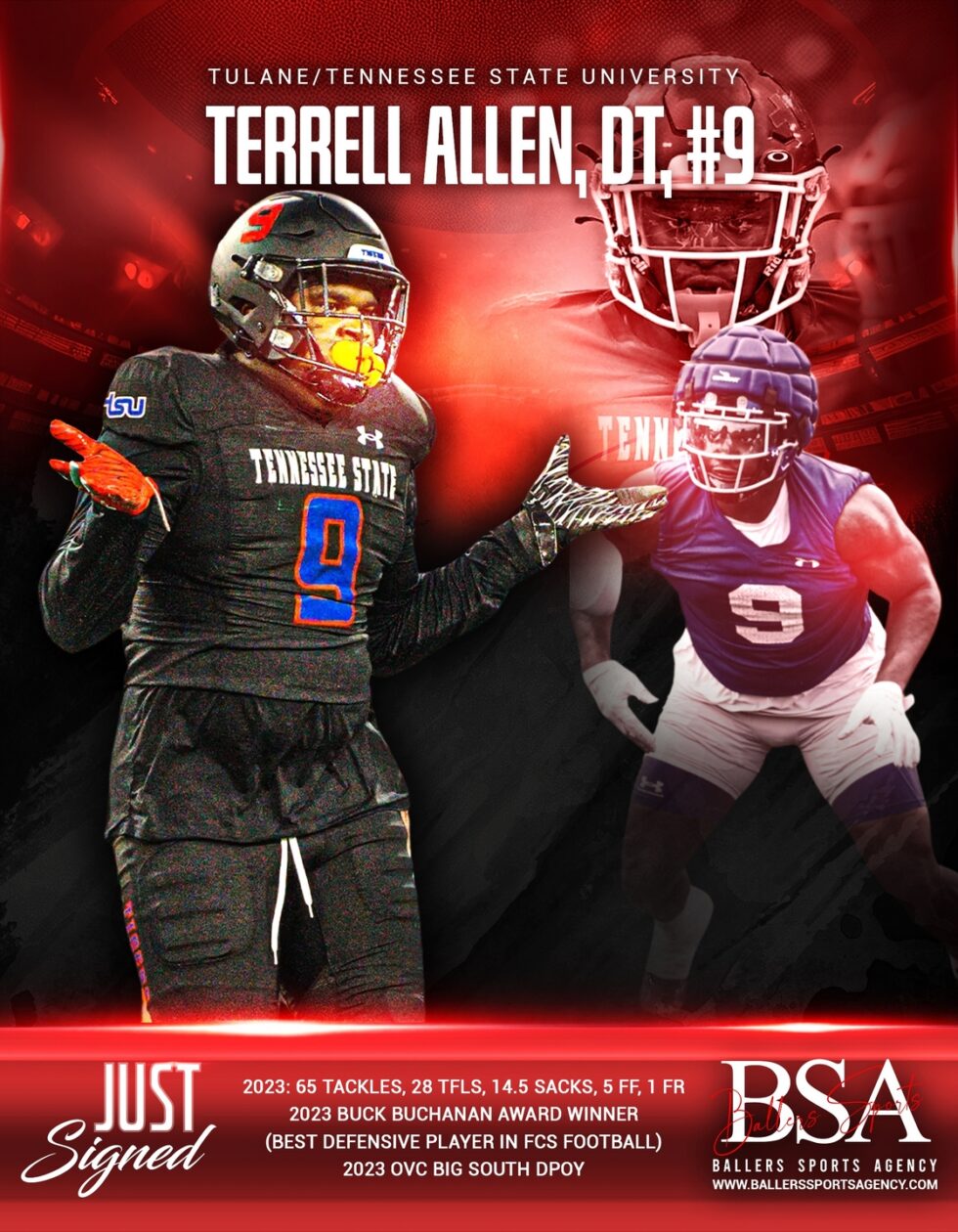 Just Signed | Ballers Sports Agency, LLC